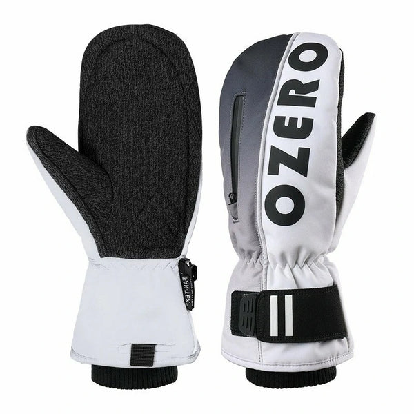 Ozero Kevlar Ski Mittens | Waterproof & Durable, Built-in Wrist Guard ...